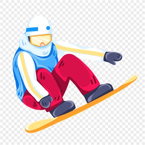Cartoon Snowboarder