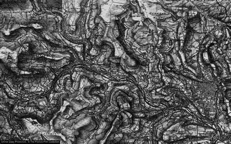 Historic Ordnance Survey Map Of Mytholmroyd 1896
