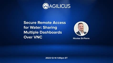 Secure Remote Access For Water Sharing Multiple Dashboards Over Vnc