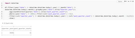 Python Finding Missing Quarters For Last Years In Data Stack Overflow