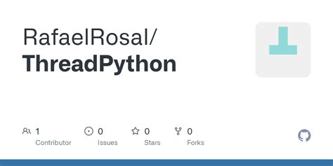Github Rafaelrosalthreadpython