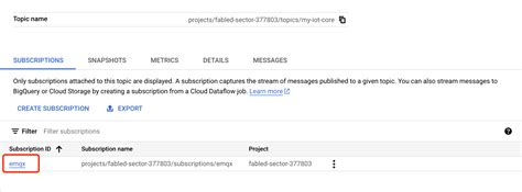 Ingest Mqtt Data Into Gcp Pubsub Emqx Docs