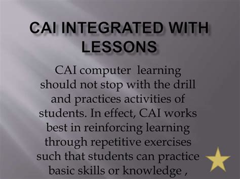 Computer Assisted Instruction Ppt