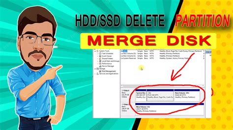 Delete Partition And Merge Ssd Partition Delete Kaise Kare Youtube