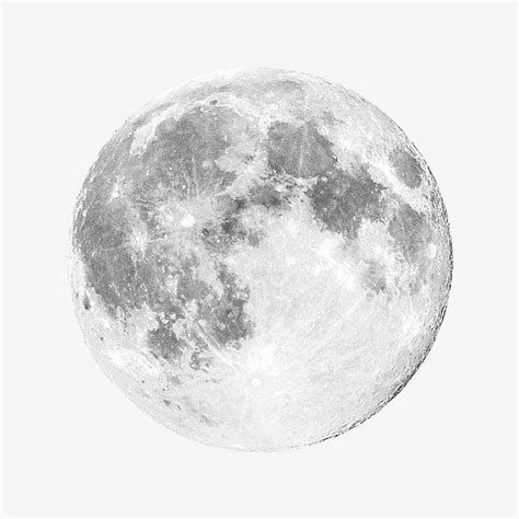 Full Moon Isolated Image Free Photo Rawpixel