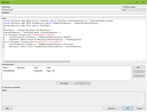 How To Format Visualizations With Ironpython The Analytics Corner