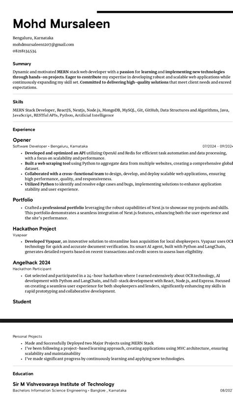 hi i m a full stack engineer currently looking for exciting