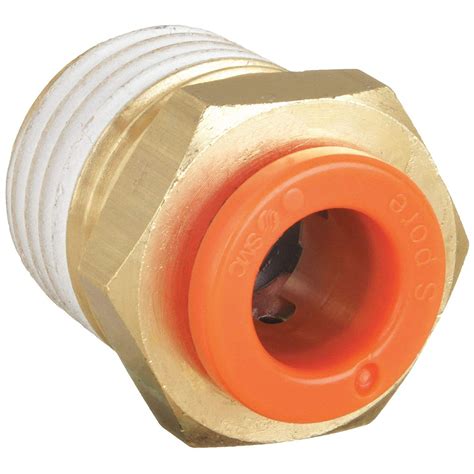 Straight Fitting Push Fit To Thread 1 4 Tube To 1 4bspt