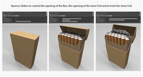 담배 팩 3d 모델 39 C4d Free3d