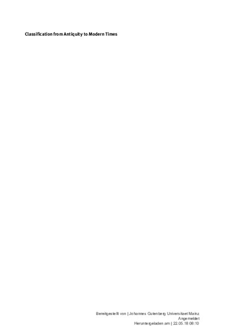 Pdf Classification And Categorization Through Time Tanja