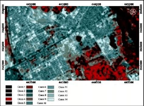Classified Landsat Data Image By Isodata Method Download Scientific Diagram