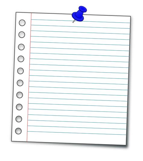 Notepad Page Png