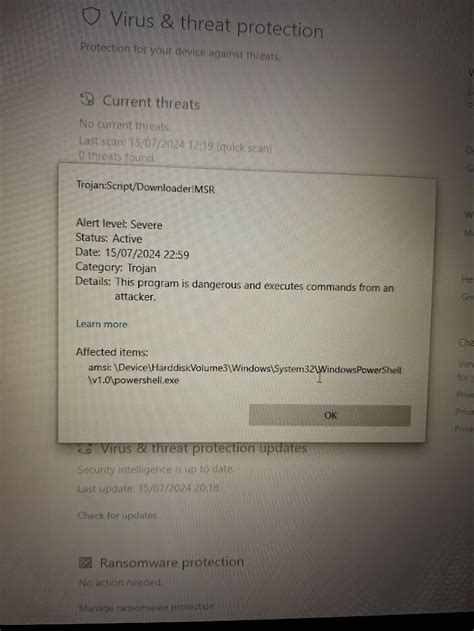 Trojanscriptdownloadermsr In Powershell Resolved Malware Removal Logs Malwarebytes Forums