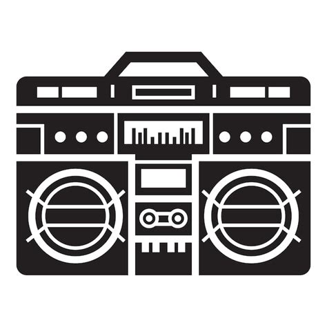 Premium Vector Modern Boombox Icon Simple Illustration Of Modern