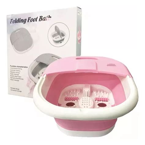 Tina Para Pedicure Con Rodillos Para Hidromasaje Plegable Meses Sin