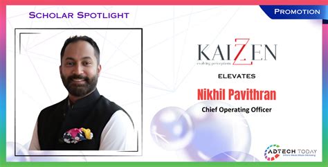 Nikhil Pavithran Promoted To Coo At Kaizzen To Lead Mena Expansion
