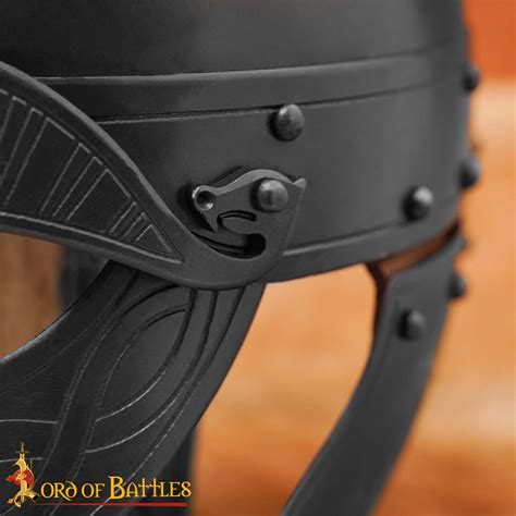 Viking Vendel Blackened Steel Helm 16 Gauge Make Your Own Medieval