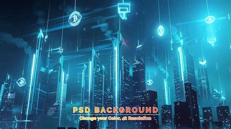 Page 2 Blue Tech City Background Psd High Quality Free Psd Templates