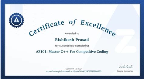 Algozenith Programmingjourney Codingskills Lifelonglearning Rishikesh Prasad