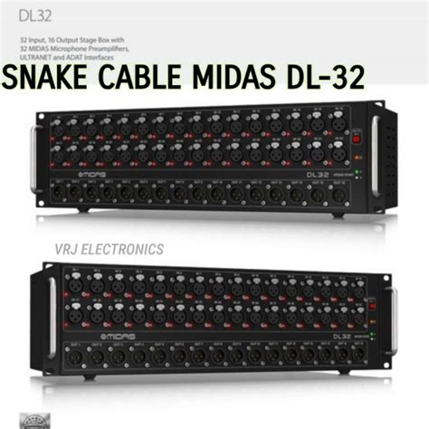Jual Midas DL32 DL 32 Stage Box 32 Input 16 Output Original Midas Shopee Indonesia