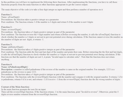 Solved In This Problem You Will Have To Implement The Fol