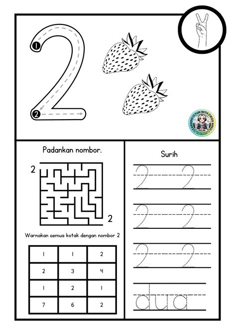 Lembaran Kerja Matematik Nombor 1 10