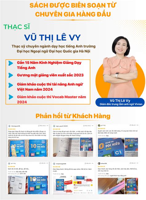 Sách 10 Bộ đề Thi Đọc Hiểu Vstep B1 B2 C1 Tiếng Anh Bậc 3 4 5 Ôn Thi Toefl Ibt Vstep Reading