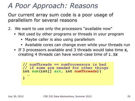 Ppt Cse 332 Data Abstractions Introduction To Parallelism And
