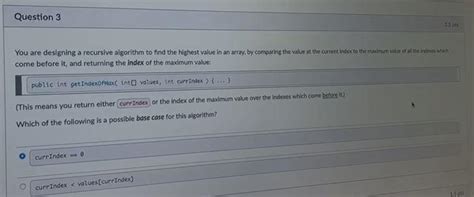 Solved When Quick Sort Is Used To Sort The Following Array Chegg