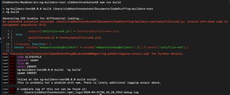 Angular Builderscustom Webpackbrowser Fails With Angular 91 · Issue 710 · Just Jebangular