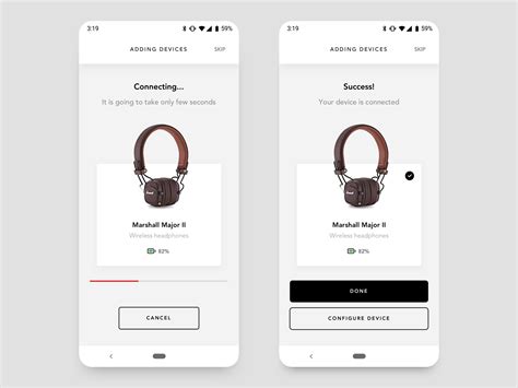 Marshall Bluetooth Connecting Device By Bartek Gadzina On Dribbble