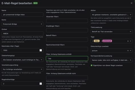 How To Add Multiple Datatypes To One Email Rule Rpaperlessngx