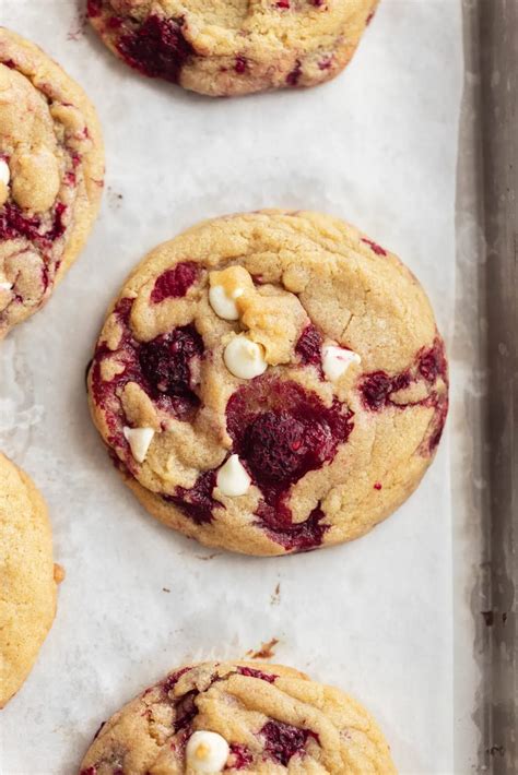 White Chocolate Raspberry Cookies Broma Bakery
