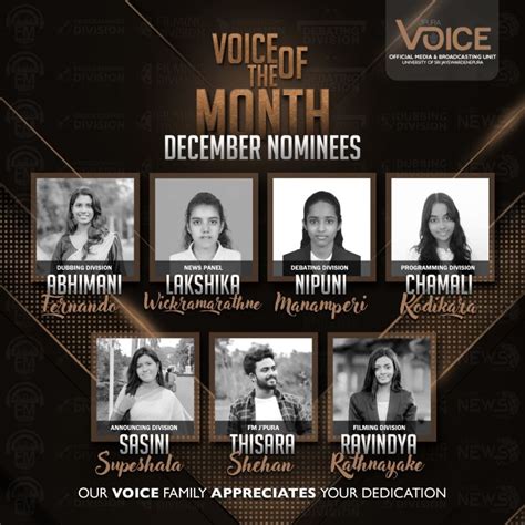 Thisara Shehan Kavinda On Linkedin Jpuravoiceclub Monthlynominee Passioninvoice