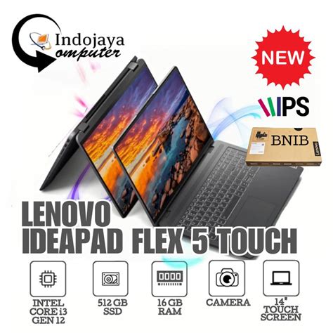 Jual Laptop Lenovo Ideapad FLex 5 Touchscree I3 Gen 12 Ram 8 SSD 256 Include Box Lenovo Shopee