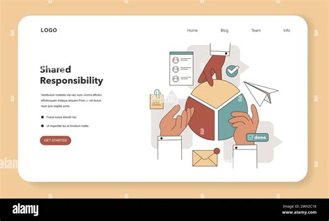 shared responsibility in task delegation concept a team collaboratively completes tasks