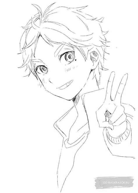 Аниме Раскраски Волейбол 70 фото