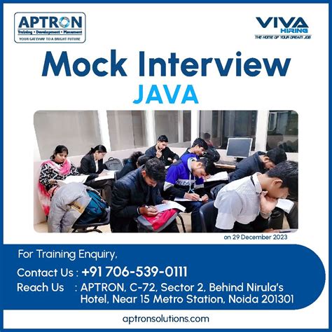 Viva Hiring On Linkedin Vivahiring Aptron Javainterview