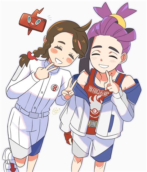 Rotom Rotom Phone Juliana And Kieran Pokemon And More Drawn By Orange Orangelv Danbooru