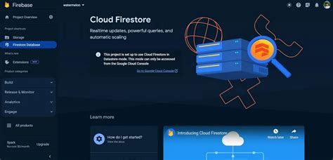 This Project Is Set Up To Use Cloud Firestore In Datastore Mode This Mode Can Only Be Accessed