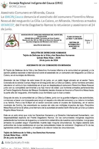 Así Operaba ‘fito El Cabecilla De Las Disidencias De Las Farc Abatido En El Cauca Infobae