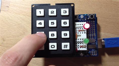 Arduino Keypad Code Lock Youtube