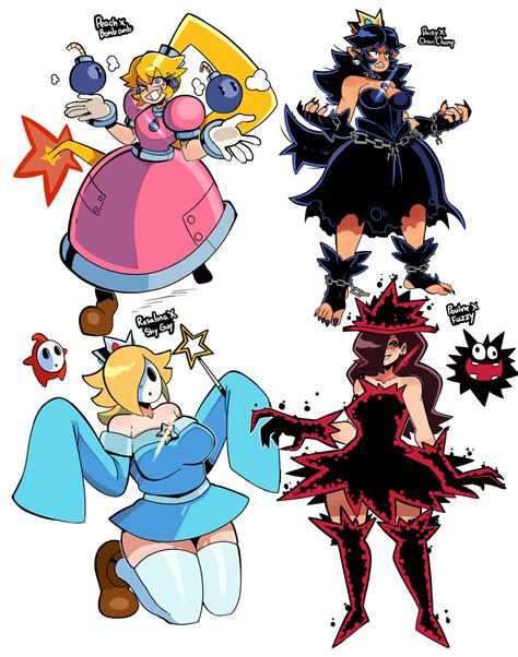 Mario Princesses X Enemies By Thechillyzen On Deviantart