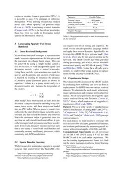 Dense Sparse Retrieval Using Sparse Language Models For Inference