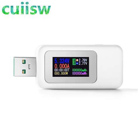 Usb 테스터 Dc 디지털 전압계 전류 전압 계량기 전압 전류계 감지기 보조배터리 충전기 표시기 10 In 1 측정