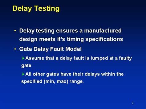 Reconvergent Fanout Analysis Of Bounded Gate Delay Faults