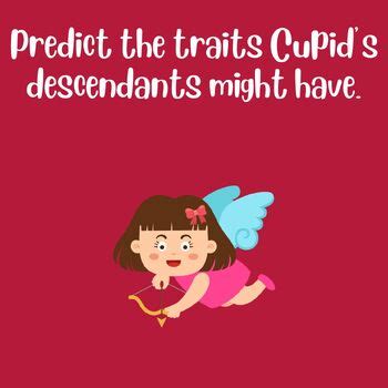 VALENTINE S DAY GENETICS SYMBOLS PUNNETT SQUARE SEX LINKED TRAITS CUPID