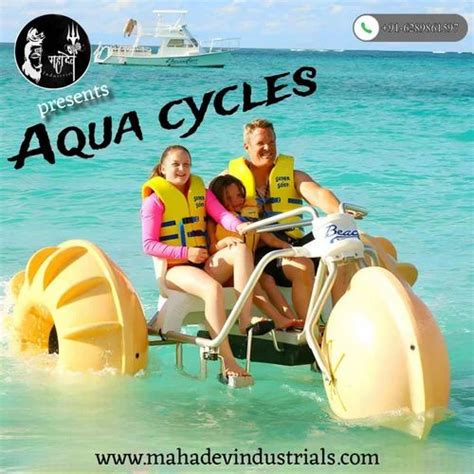 Frp And Metal Body Red And White Aquacycle Seating Capacity Two Seater