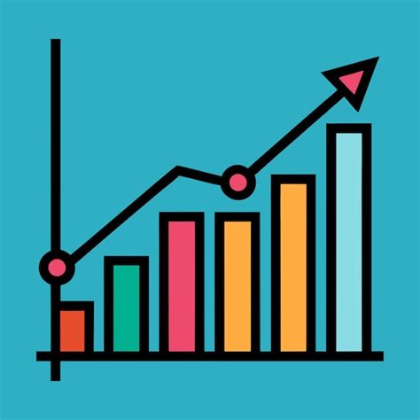 Business Up Chart Vector Illustration Premium Ai Generated Vector