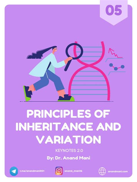 principles of inheritance and variation pdf